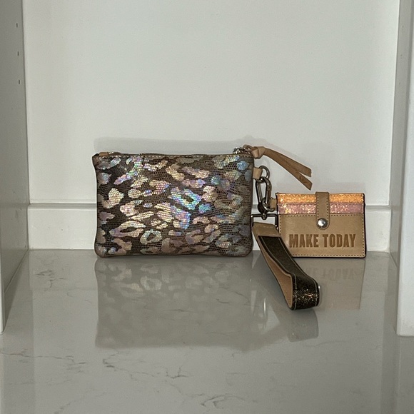 Consuela | Bags | Consuela Iris Pattern Combi Wristlet | Poshmark